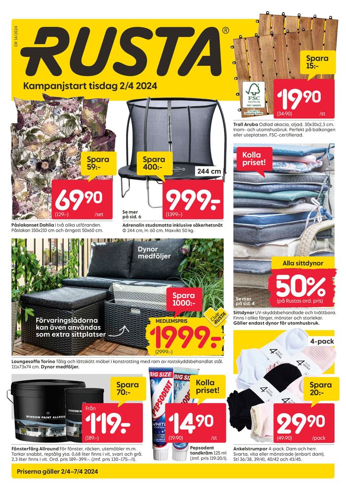 Rusta Malmö - Handelsgatan 1 | Erbjudanden & Öppettider | Tiendeo