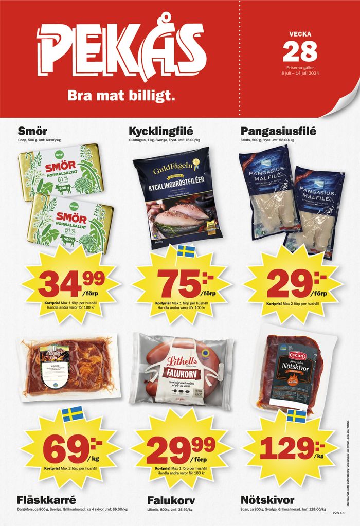 Pekås | Erbjudanden & Reklamblad Juli 2024 | Tiendeo