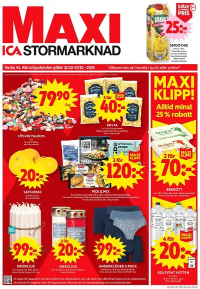 ICA Maxi Eskilstuna - Karl Hovbergsgatan 32 | Erbjudanden & Öppettider ...