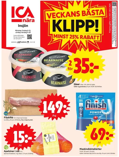 ICA Nära Insjön - Faluvägen 15 | Erbjudanden & Öppettider | Tiendeo