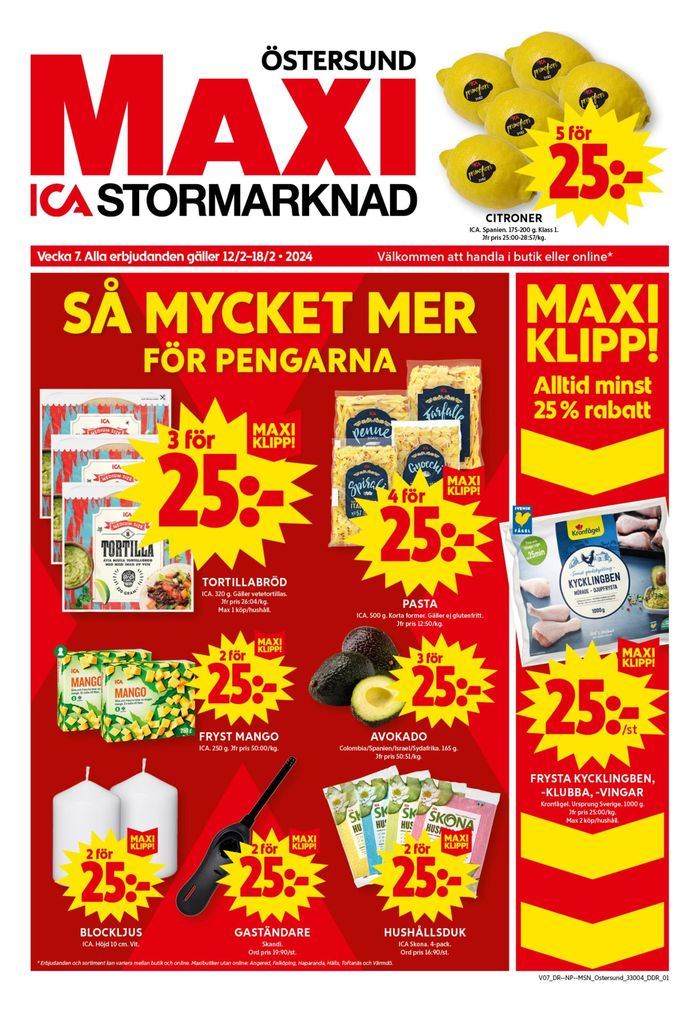 ICA Maxi Östersund - Arenavägen 19 | Erbjudanden & Öppettider | Tiendeo