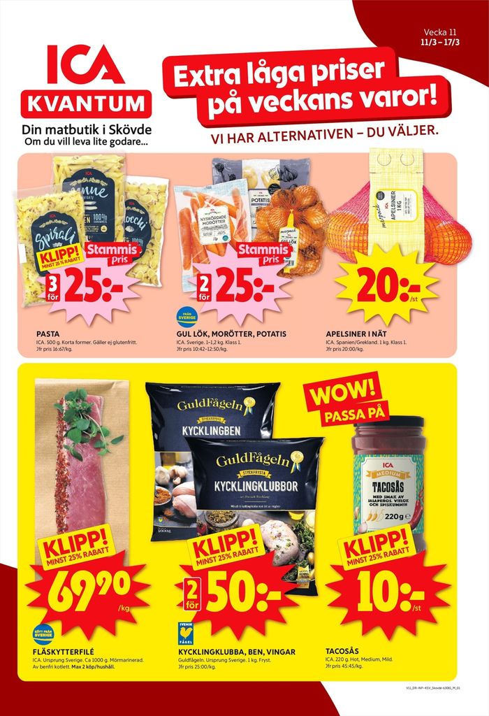 ICA Kvantum i Skövde | Erbjudanden & Reklamblad Veckans | Tiendeo